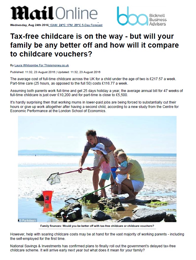 Childcare Tax Experts - read our FAQ's in the Mail Online - This Is ...
