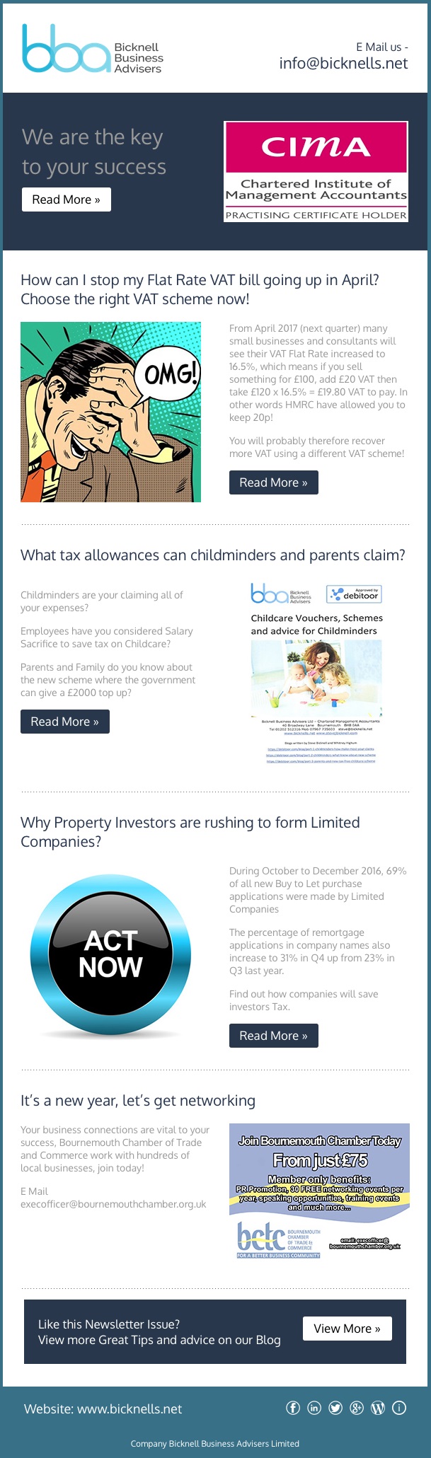 Business Connections Newsletter - January - Steve J Bicknell Tel 01202 ...